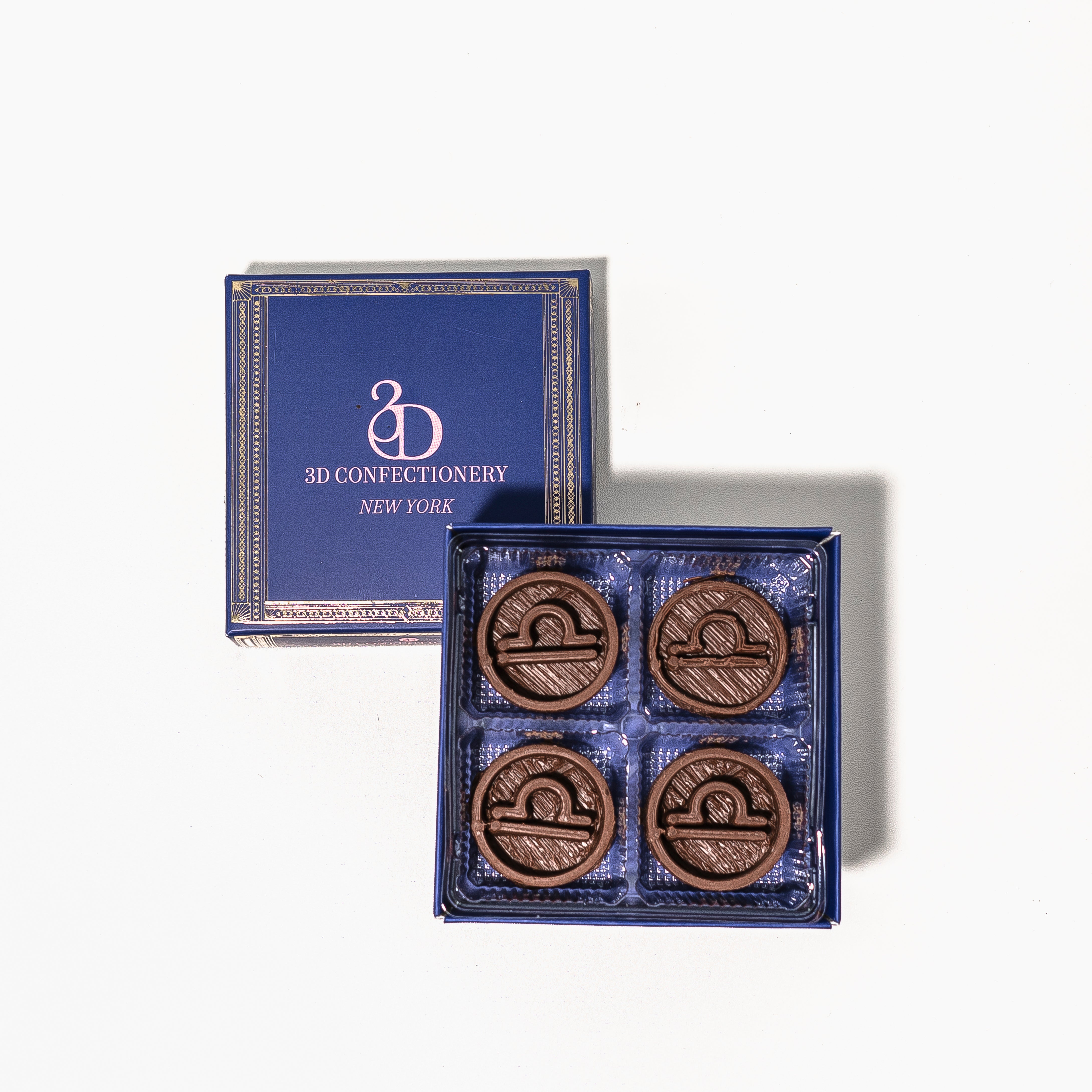Libra Small Zodiac Symbol Box (4 piece) – 3D Confectionery